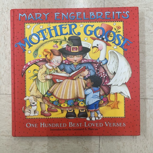 Mary Engelbreit | Other | Mary Engelbreit Mother Goose Book Red Yellow ...
